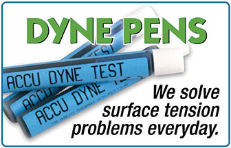 Dyne Pens — Applications and Tips for Dyne Testing - All Printing Resources